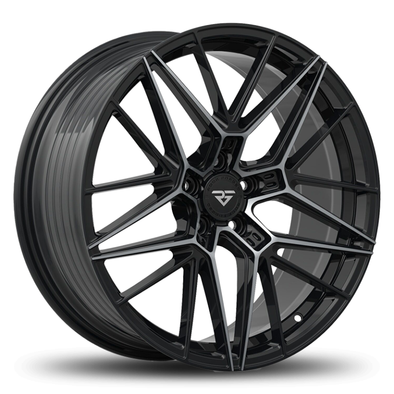 Rock Forged FF35 in Black Machined – VCT Wheels