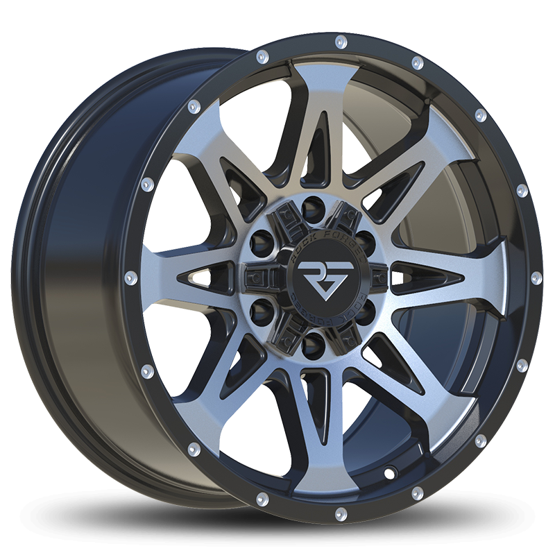 Rock Forged FF88 in Black Machined – VCT Wheels