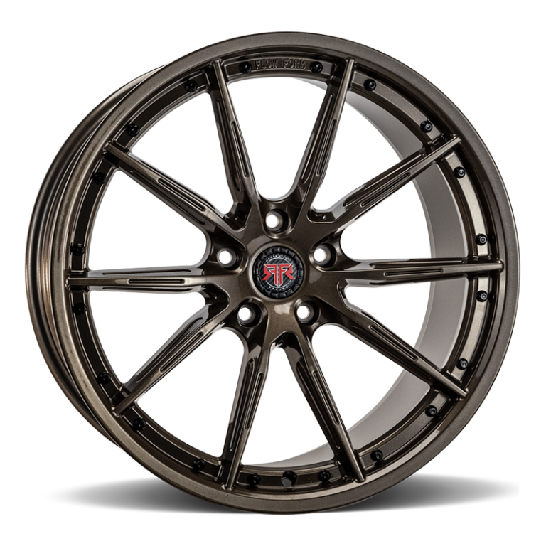 RR Flow Form RF1 in Bronze – Black Rivets – VCT Wheels