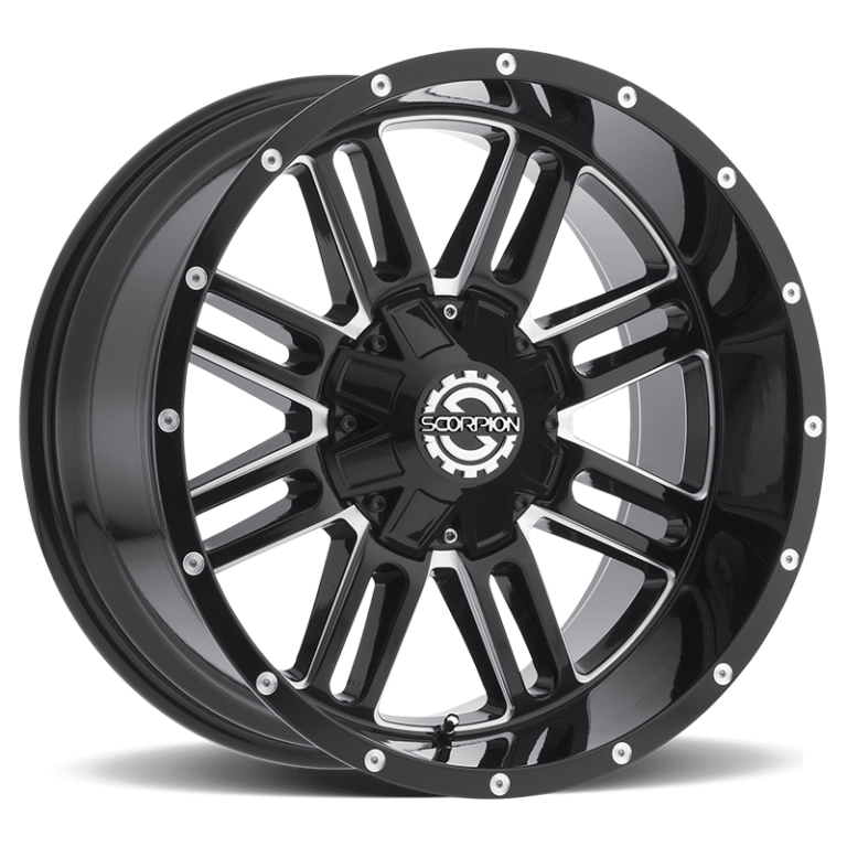 Scorpion SC18 in Black Milled – VCT Wheels