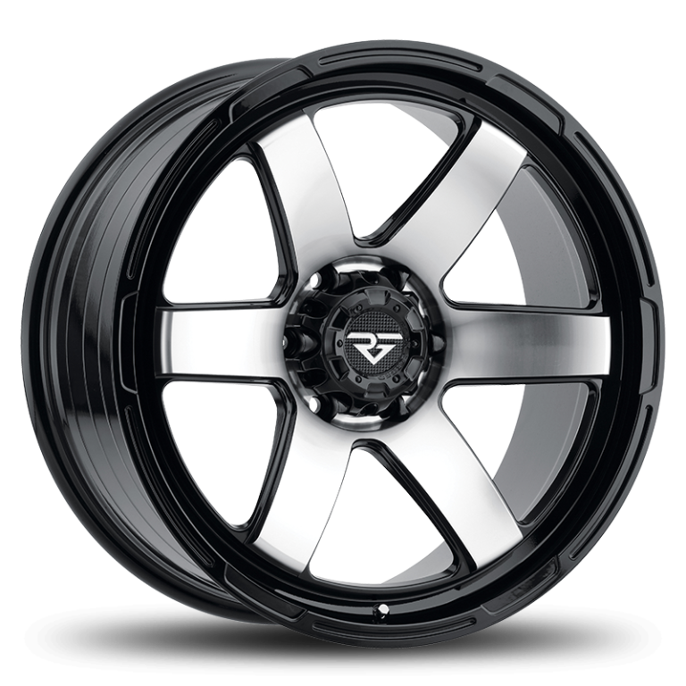 Rock Forged FF08 in Black Machined – VCT Wheels