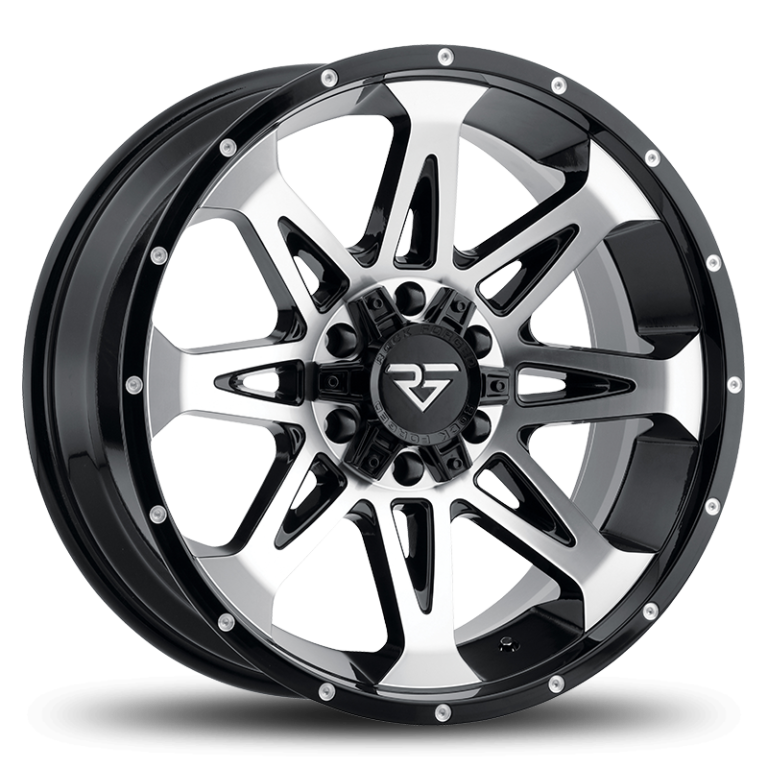 Rock Forged FF88 in Black Machined – VCT Wheels