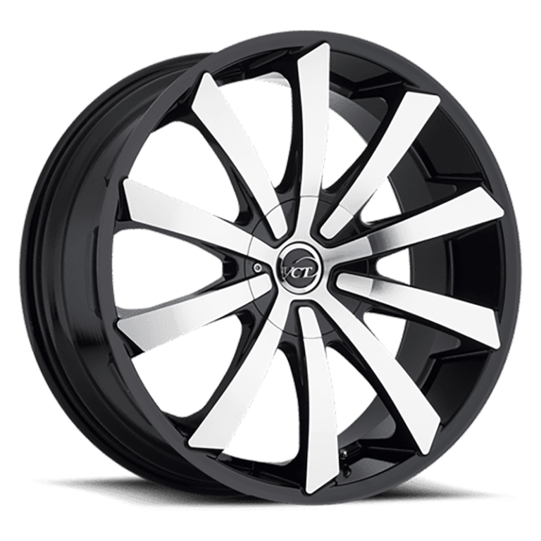 VCT V48 Wheel in Black Machined – VCT Wheels