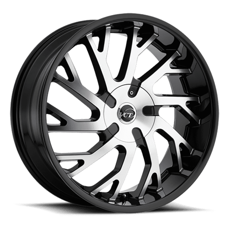 VCT V77 Wheel in Black Machined – VCT Wheels